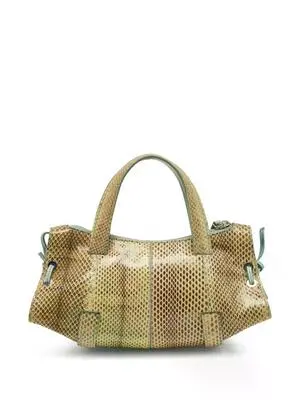 TOD'S Python Leather Tote Bag