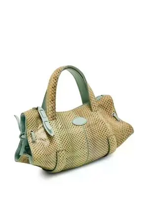 TOD'S Python Leather Tote Bag