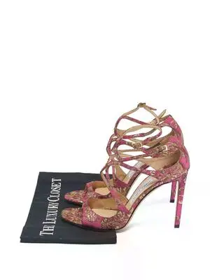 JIMMY CHOO Azia Brocade Sandals