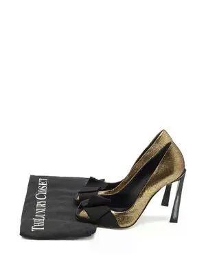 LANVIN Bow Peep-toe Pumps