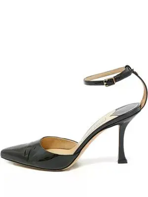 JIMMY CHOO Patent Leather Stiletto Pumps - Black