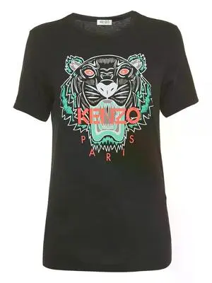 Kenzo Tiger-print Crew-neck T-shirt