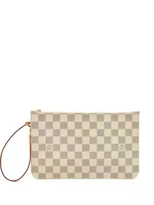 LOUIS VUITTON Neverfull Checked Pouch