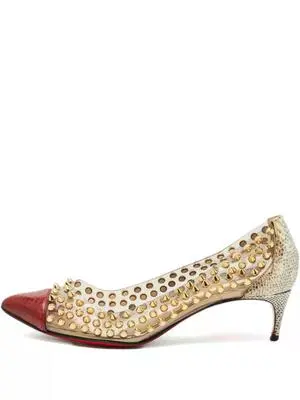 CHRISTIAN LOUBOUTIN Studded Pumps - Red