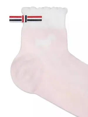 Thom Browne Pointelle Hector Socks - Pink