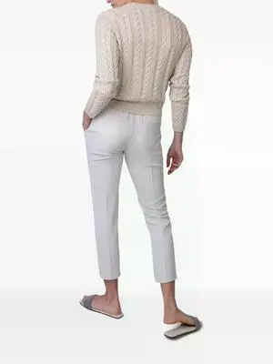 Brunello Cucinelli Cropped Trousers - Neutrals