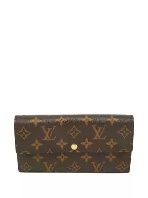 LOUIS VUITTON Sarah Monogram Canvas Wallet - Brown