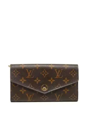 LOUIS VUITTON Sarah Monogram Canvas Wallet - Brown