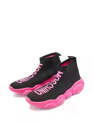 Moschino Logo Hi-top Sneakers