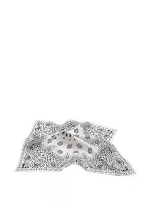 Chrome Hearts Bandana-print Silk Scarf