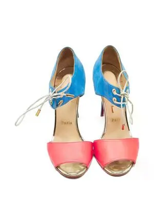 CHRISTIAN LOUBOUTIN Lace-up Stiletto Sandals