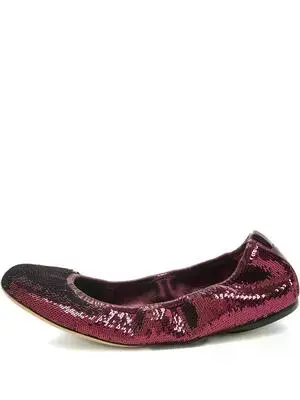 Gucci Sequinned Ballet Flats