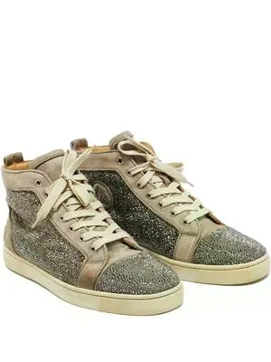 Christian Louboutin Round Toe Sneakers For Men