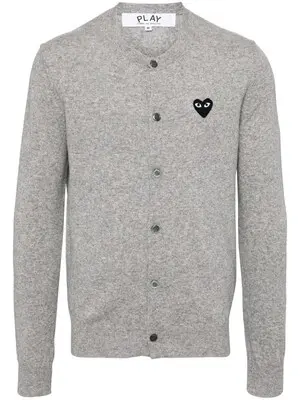 Comme Des Garçons Heart Emblem Cardigan
