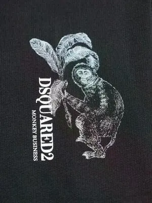 Dsquared2 Graphic Hooded Sweatshirt