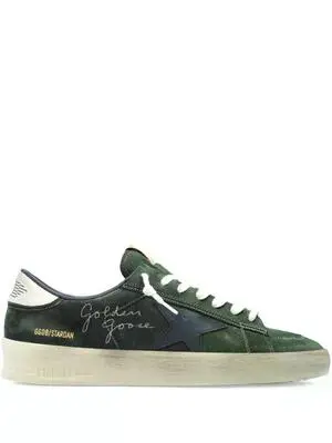 GOLDEN GOOSE Stardan Suede Sneakers - Green