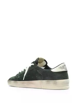 GOLDEN GOOSE Stardan Suede Sneakers - Green
