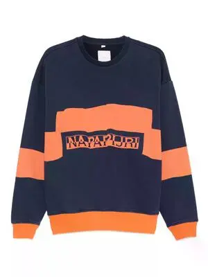 NAPAPIJRI Striped Logo Sweatshirt