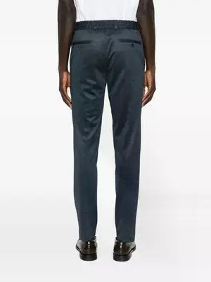 Karl Lagerfeld Drawstring Straight-leg Trousers - Blue