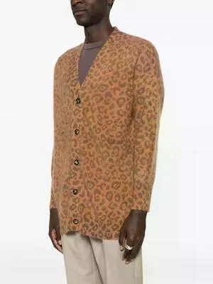 Arch4 Mr. Dubois Leopard-print Cardigan