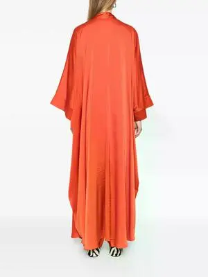 SILKYLICIOUS Three-piece Abaya Set With Draped Silhouette