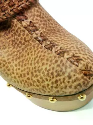 Gucci Janis Leather Studded Mules