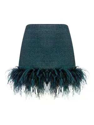 Oseree Lumière Plumage Mini Skirt - Blue