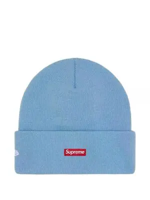 Supreme X New Era Logo Beanie - Blue