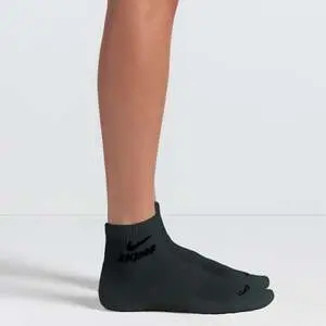 SKIMS Dri-Fit Quarter Crew Socks 3-Pack Dark Teal Multi