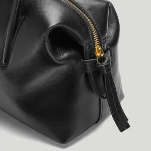 DEMELLIER The Stockholm Bag - Black Fine Grain