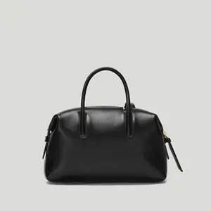 DEMELLIER The Stockholm Bag - Black Fine Grain