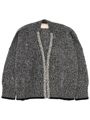 CIRCUS HOTEL Cardigan With Mouliné Workmanship - Multicolour