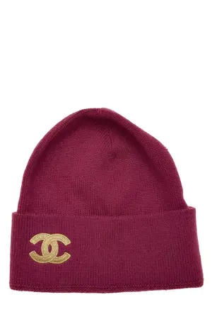 Chanel Cashmere Beanie - Pink