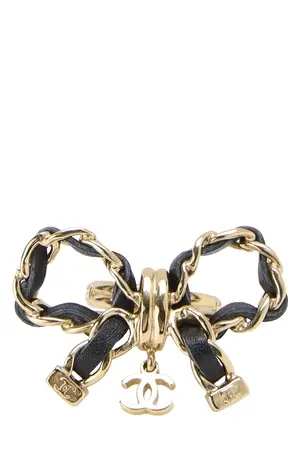 Chanel Gold Bow Ring