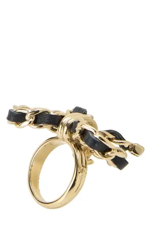 Chanel Gold Bow Ring