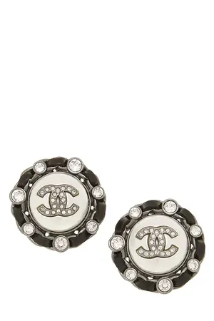 Chanel Silver Earrings