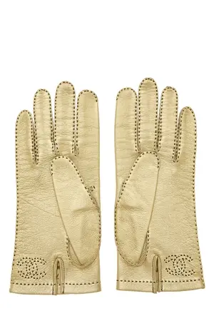 Chanel Lambskin Leather Gloves