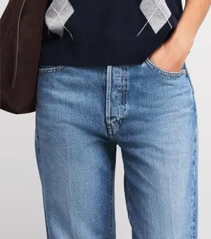 FRAME The Vertical Crop Straight Jeans