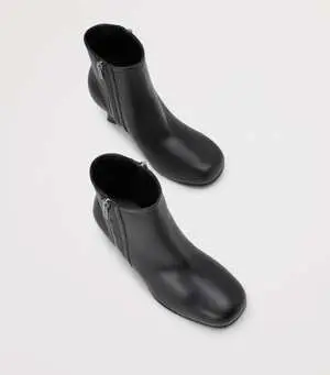 Loewe Leather Bobine Ankle Boots 75