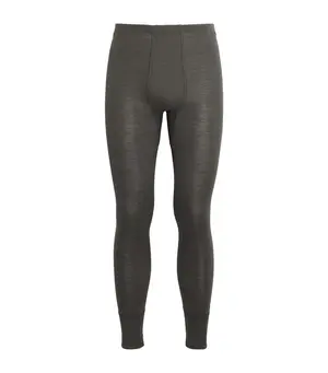 Hanro Wool-silk Long Johns - Grey