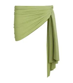 Christopher Esber Wrap Mini Sarong - Green
