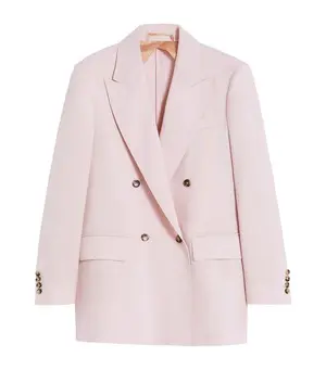 Max Mara Wool-mohair-silk Double-breasted Blazer