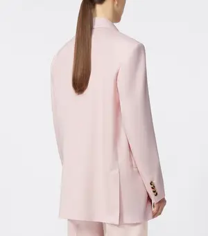 Max Mara Wool-mohair-silk Double-breasted Blazer