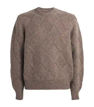 Rag & Bone Wool Basket-knit Sweater