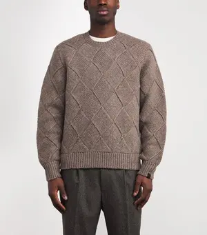Rag & Bone Wool Basket-knit Sweater