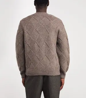 Rag & Bone Wool Basket-knit Sweater