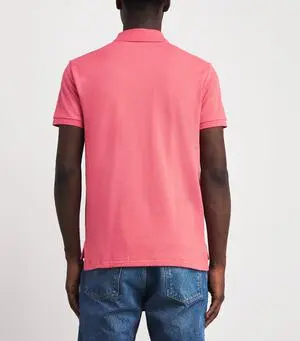 Polo Ralph Lauren Cotton Mesh Slim Polo Shirt - Red