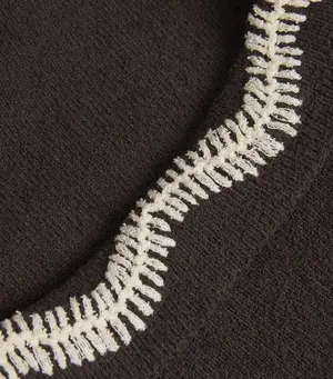 Commas Crochet-detail Polo Shirt