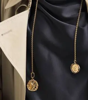 Chloé Medals Scarf Necklace