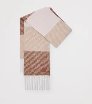 Loewe Wool-blend Jacquard Scarf